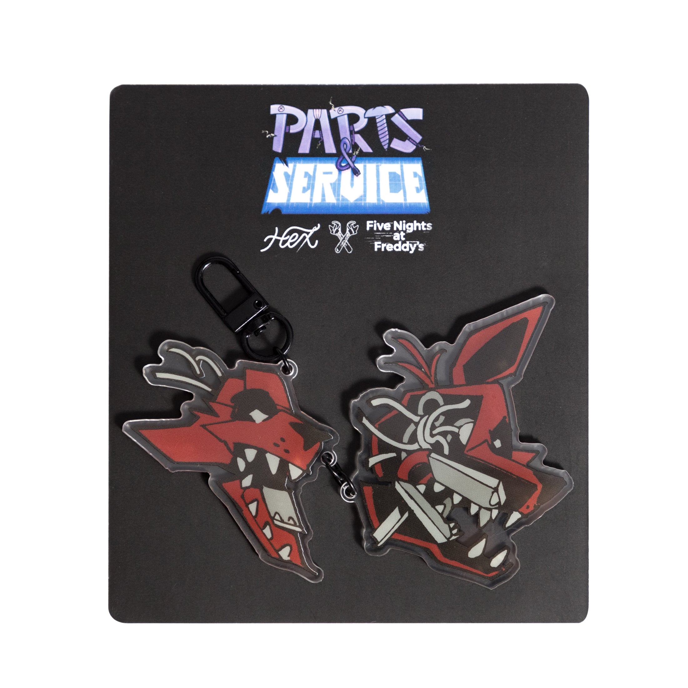 Ignited Foxy Acrylic Keychain – HEX SHOP